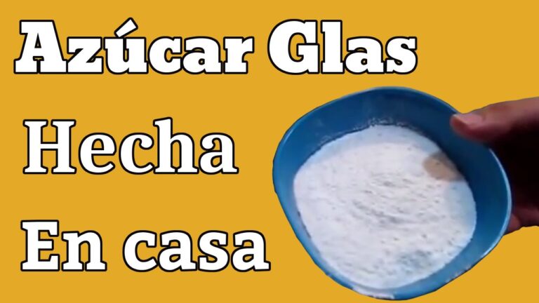 Cómo hacer azúcar glas en casa fácilmente Sudigastro